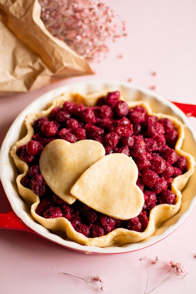 Valentine's Day Cherry Pie - from a small kitchen