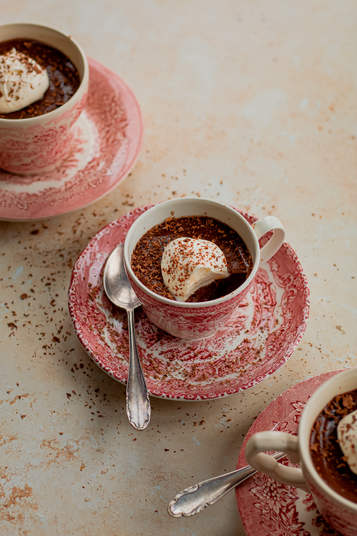 Chocolate Pots de Crème - from a small kitchen
